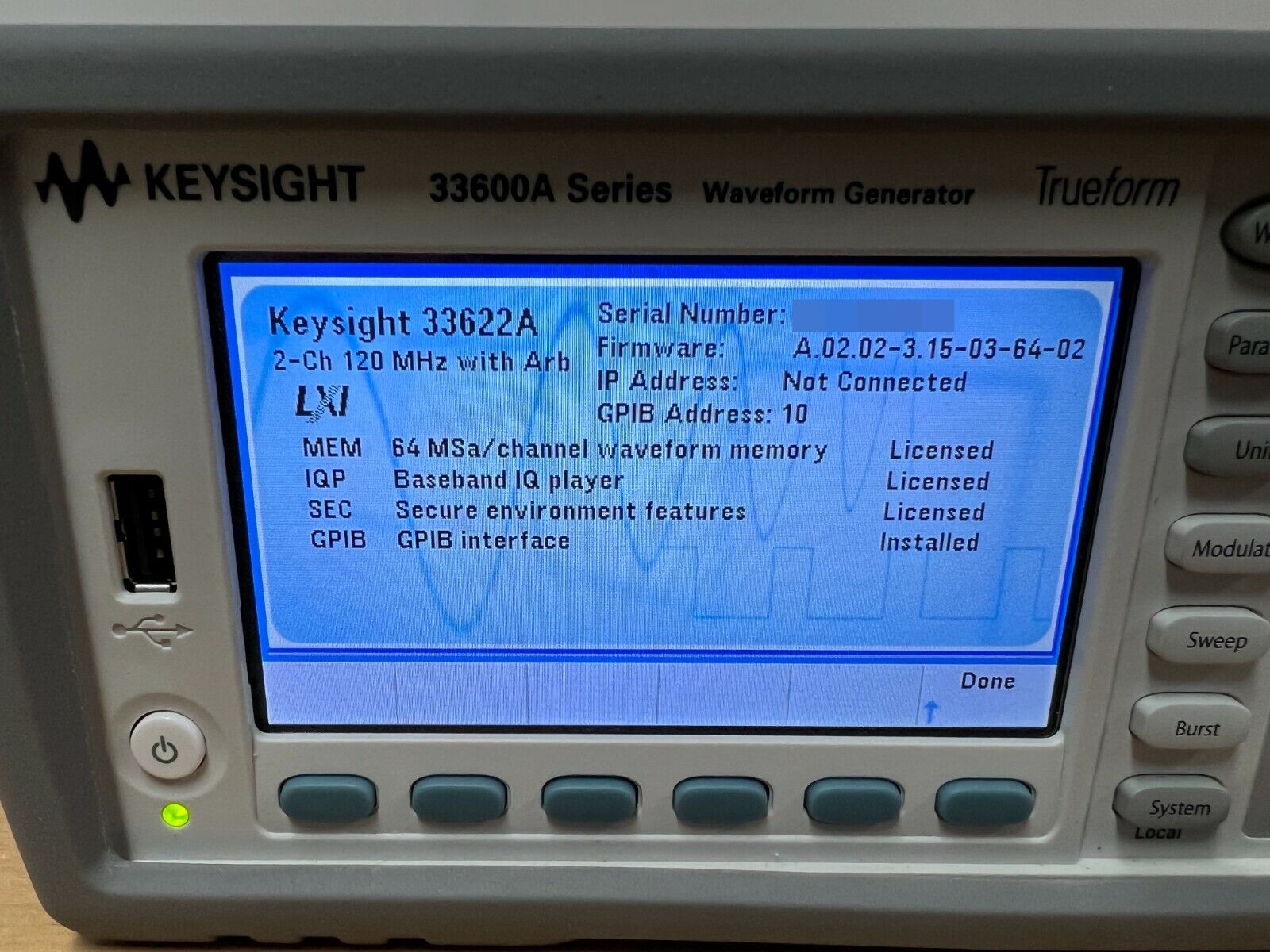 Генератор сигналов Keysight (Agilent) 33622A. Гарантия лучшей цены ...